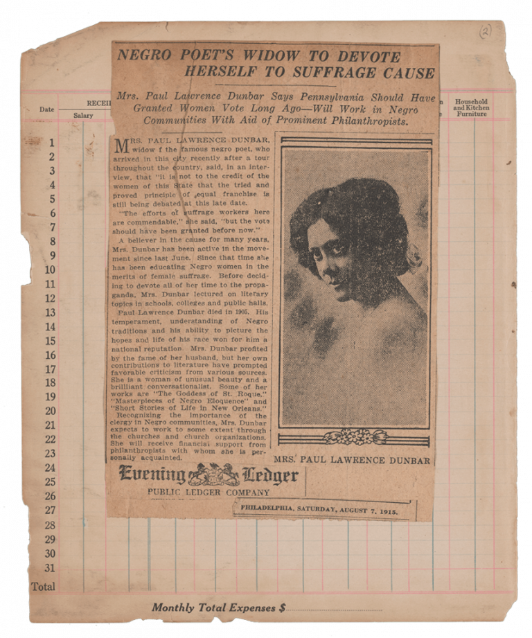 Alice Dunbar-Nelson - Division of Historical and Cultural Affairs ...