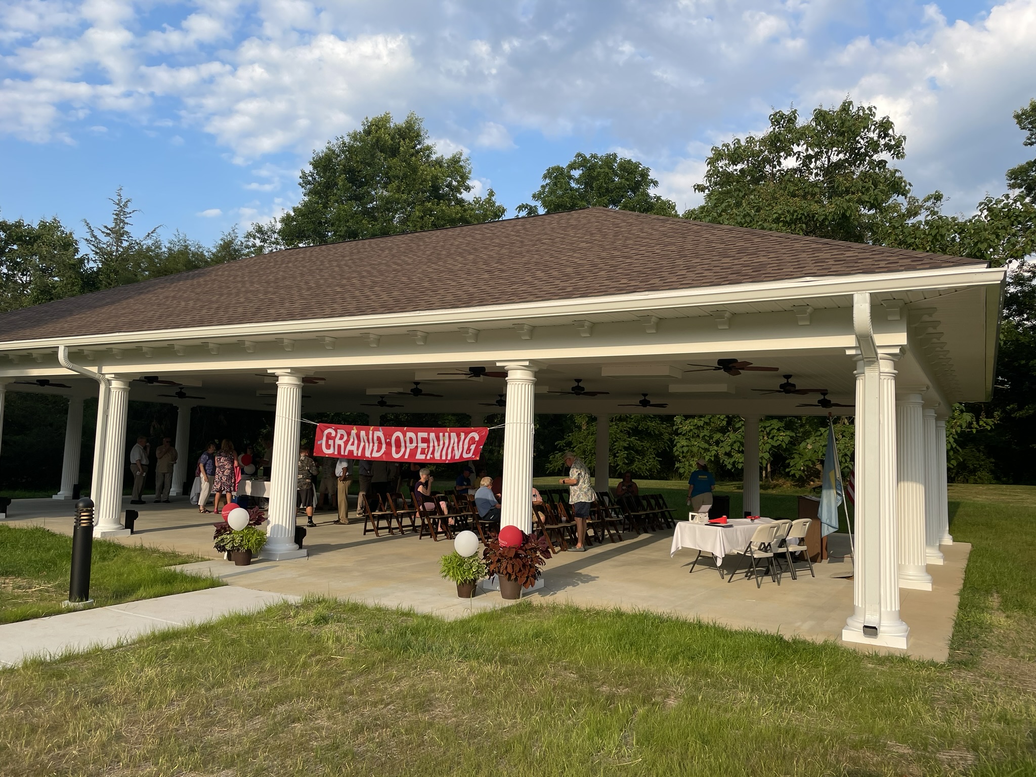 New pavilion unveiled at Belmont Hall - Division of Historical and ...